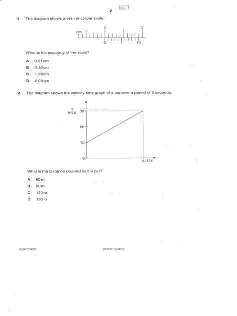 Bgcse Physics Paper 1 2010 Pdf
