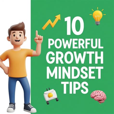 10 Powerful Growth Mindset Tips For Success Psd Freebies Mockups