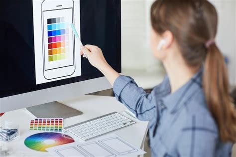 Escolhendo Cores Para Design De Interface Foto Premium