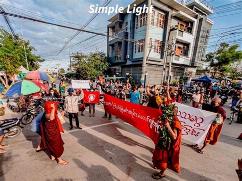 မန္တလေးတွင် ၇၅ နှစ်မြောက် အာဇာနည်နေ့ အထိမ်း အမှတ်အဖြစ် စစ်အာဏာရှင်စနစ် ဆန့်ကျင်ရေးချီတက်သပိတ်မ