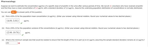 Solved You can use to answer parts of this question μg mL Chegg com