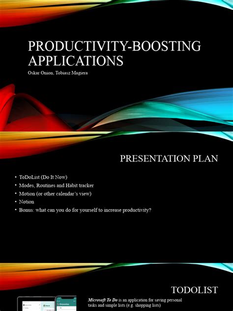 Productivity Boosting Applications Pdf