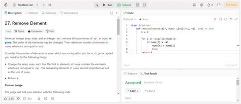 How To Remove Element From List Using Leetcode V Purushotham Posted