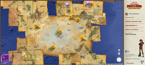 Dragons Race To The Edge Interactive Map Grab The Popcorn