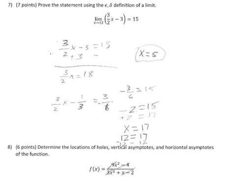 Solved points Prove the statement using the ϵ δ Chegg