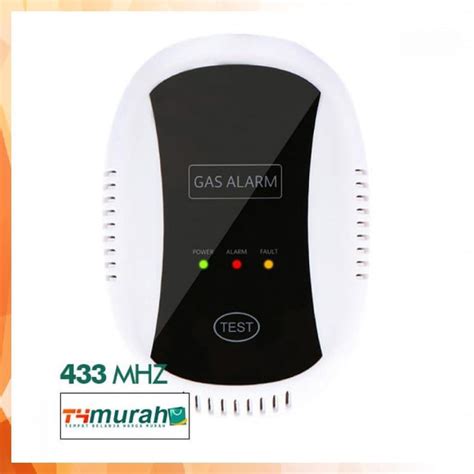 Jual WIRELESS GAS DETECTOR 433MHZ ALARM PENDETEKSI KEBOCORAN GAS Shopee Indonesia