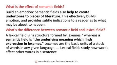 Semantic Fieldpptx