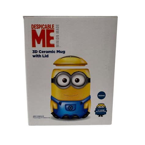 Despicable Me Minion Made 3d Ceramic Mug With Lids