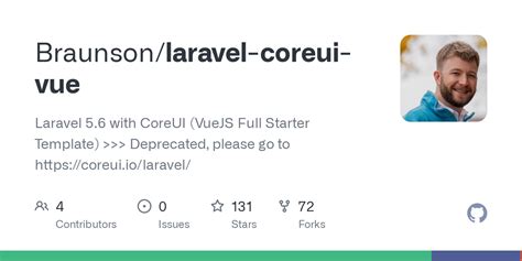 Github Braunsonlaravel Coreui Vue Laravel 56 With Coreui Vuejs