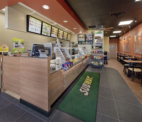 Subway Restaurant Inside