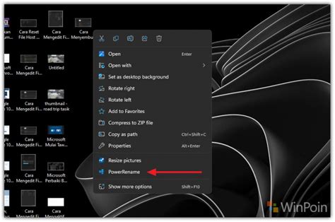 Cara Menyembunyikan Powerrename Dari Context Menu Windows 11 3 Winpoin