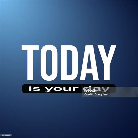 오늘은 당신의 하루입니다 현대 배경 벡터와 생활 견적 감정에 대한 스톡 벡터 아트 및 기타 이미지 감정 긍정적인 감정 표현 낮 Istock