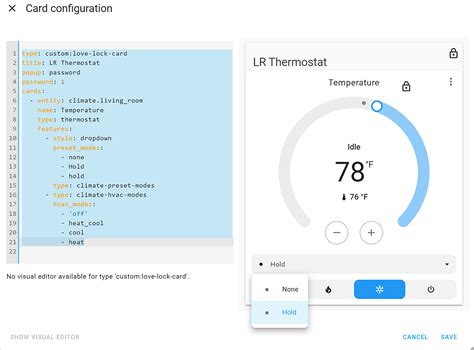 new thermostat card page 3 frontend home assistant community