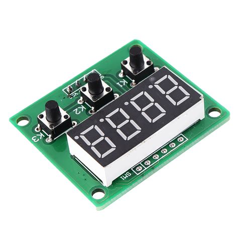 Four Digital Tube LED Display Module TM With Button Scanning Module Wire Driver I C