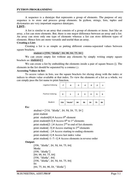 ai unit1 list tuple set dictionary pdf pdf bracket matrix