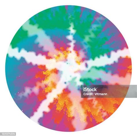 70년대 시보리 타이 염료 추상 배경 라운드 히피 스타일 사이키델릭 패브릭 보호 디자인 히피 소용돌이 1970 1979 년에 대한 스톡 벡터 아트 및 기타 이미지 Istock