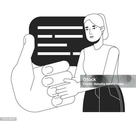 피드백 받기 Bw 개념 벡터 스폿 일러스트레이션 2차 도형에 대한 스톡 벡터 아트 및 기타 이미지 2차 도형 개념 고객 Istock