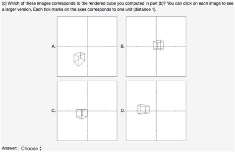 Solved Consider A Cube Sitting In An Object Coordinate Chegg Com