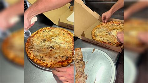 배달 피자 왜 작아졌나 했더니상상초월 빼먹기 수법