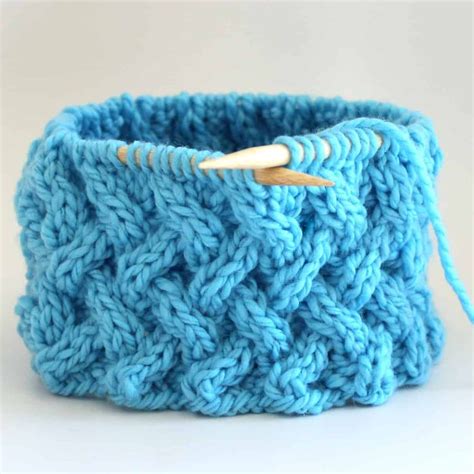 How To Knit The Lattice Cable Stitch Pattern Cable Knitting Patterns Cable Knitting Cable Stitch