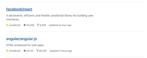react finally got in front of angular in github most starred list r reactjs