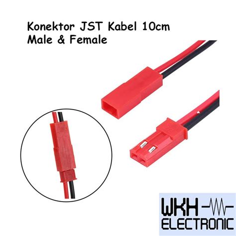 Jual Jst Pin Konektor Jst P Jst P Kabel Socket Dc Connector Baterai Lipo Shopee Indonesia