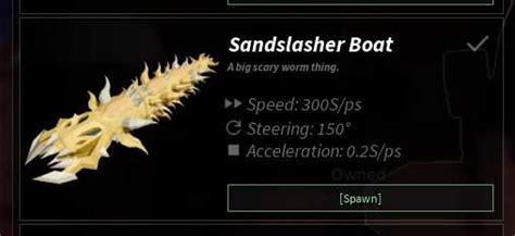 Sandslasher Limited Boat Fisch