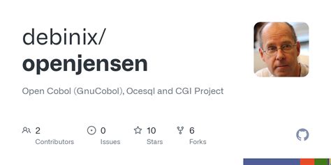Github Debinixopenjensen Open Cobol Gnucobol Ocesql And Cgi Project