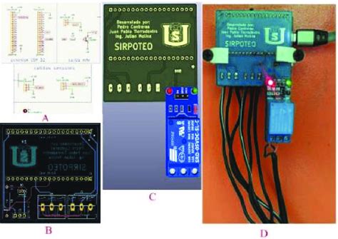 A Pcb Design Using The Kicad Program B Finished Pcb Model C 3d Download Scientific Diagram