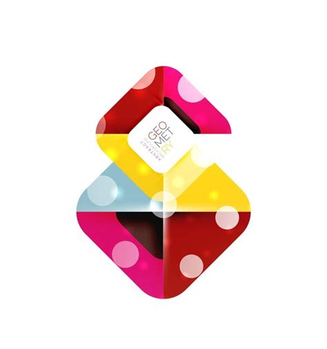 Premium Vector Modern Square Abstract Background