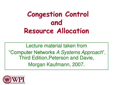 congestion control and resource allocation ppt download