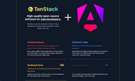 Tanstack Is Rapidly Merging With Angular Ecosystem
