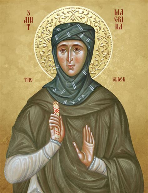 Saint Macrina The Elder The Grandmother Of Saint Basil The Great Prayer Rope