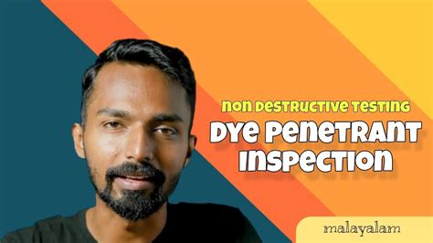 Ndt Tutorial 3 Liquid Penetrant Testing Malayalam Youtube