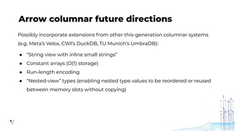 apache arrow high performance columnar data framework ppt
