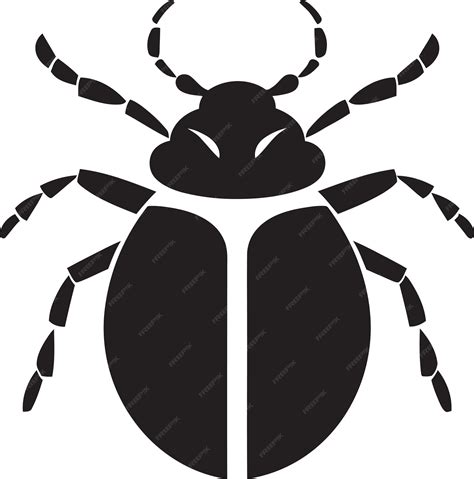Premium Vector Crowned Bug Symbol Beetle Leader Icon