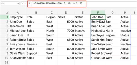 Excel Choosecols Function A Complete Guide 2025 Update