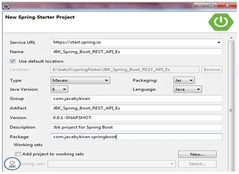 JBK Tutorials Steps To Create A Spring Boot REST API Application