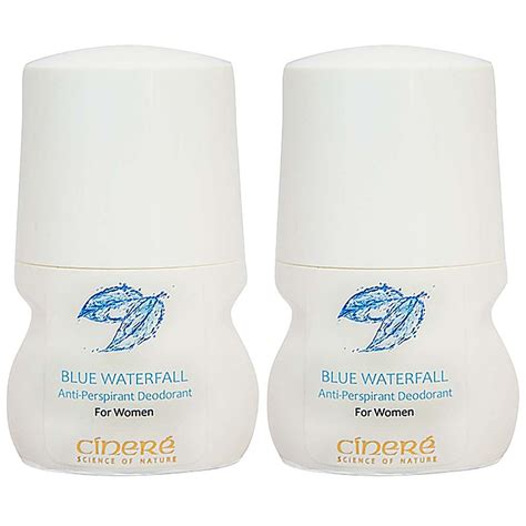 رول ضد تعریق زنانه سینره مدل بلوواترفال حجم 50 میلی لیتر بسته 2 عددی