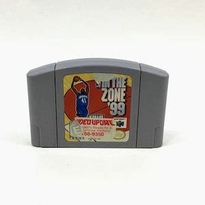 In The Zone 99 Nintendo 64 N64 Video Game Etsy