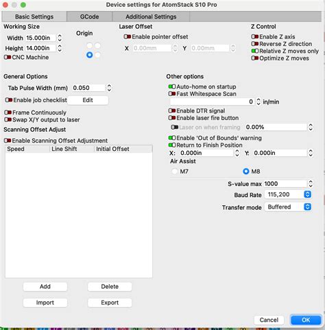 Homing Issue X And Y Axis Off LightBurn Software Questions LightBurn Software Forum