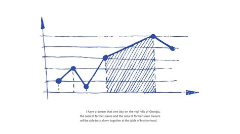 Drawing Of Line Graph With Arrow Pointing Upward Google Slide Theme And Powerpoint Template
