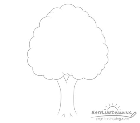 How To Draw A Tree Step By Step Tutorial Easydrawingtips
