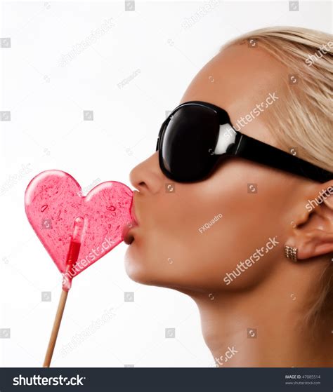 Sexy Licking Lips Over Royalty Free Licensable Stock Photos Shutterstock