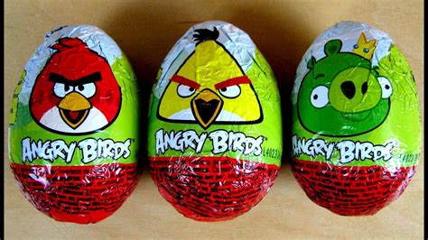 Angry Birds Chocolate Eggs Youtube