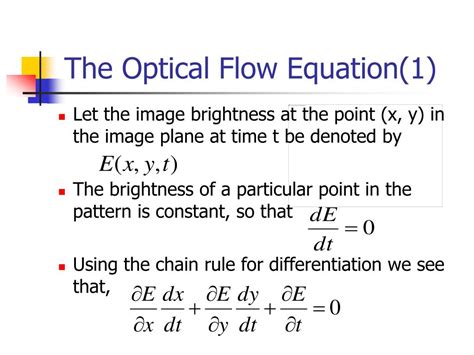 Ppt Optical Flow Methods Powerpoint Presentation Free Download Id5680226