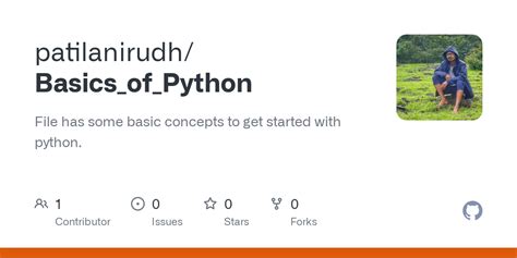 Github Patilanirudhbasicsofpython File Has Some Basic Concepts To Get Started With Python