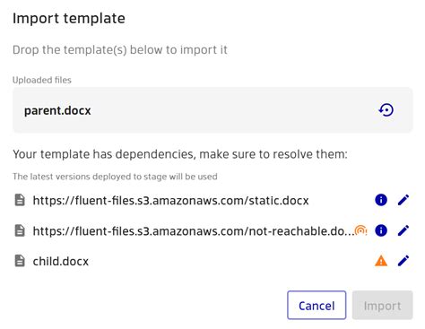 Fluent Manager Template Dependencies Fluent Docs