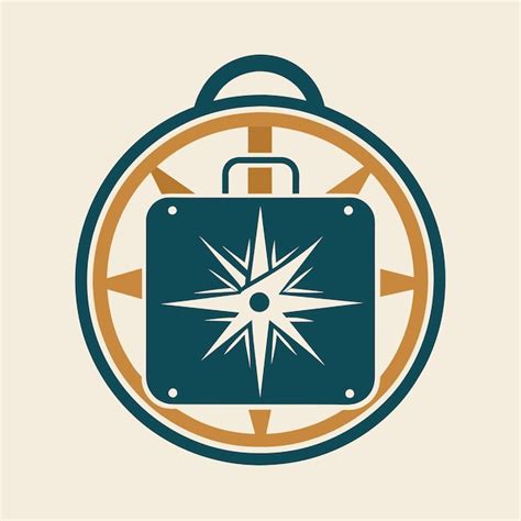 A Sleek Suitcase Opened To Reveal A Compass Neatly Tucked Inside Ready For Travel And