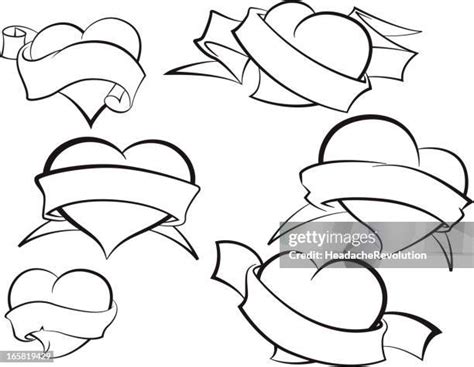 Heart Tattoo Designs With Banner